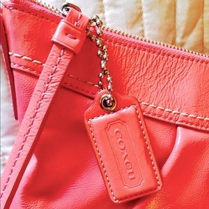 Coach | Bags | Coach Cherry Blossom Pink Leather Bag | Poshmark